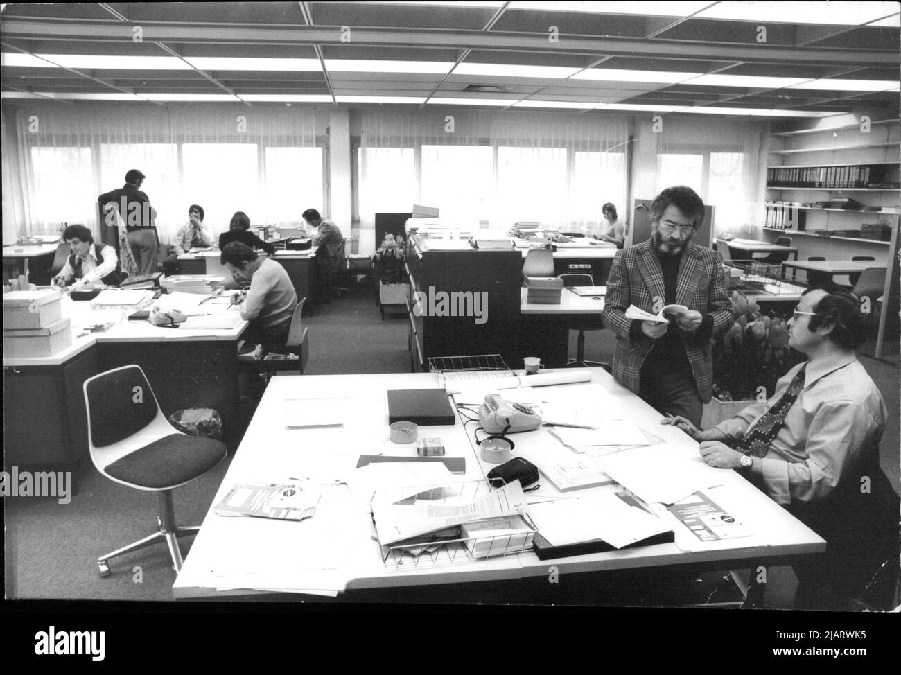 Das Foto zeigt Hannsheinz Porst, einen deutschen Unternehmer Stock ...