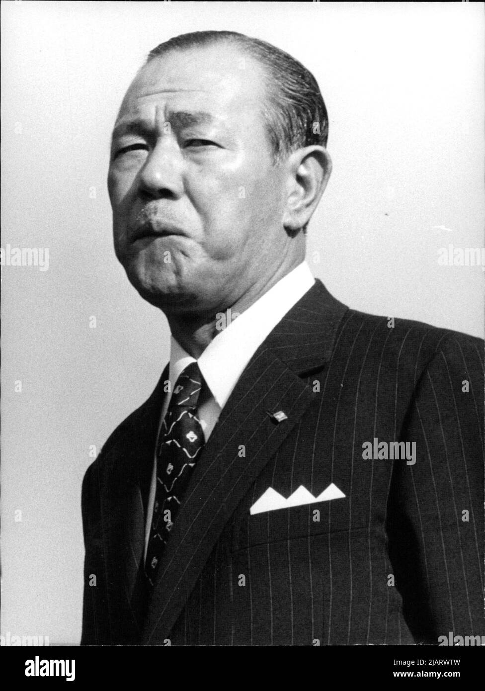 Das Foto zeigt den japanischen Premierminister Kakuei Tanaka im Jahre ...