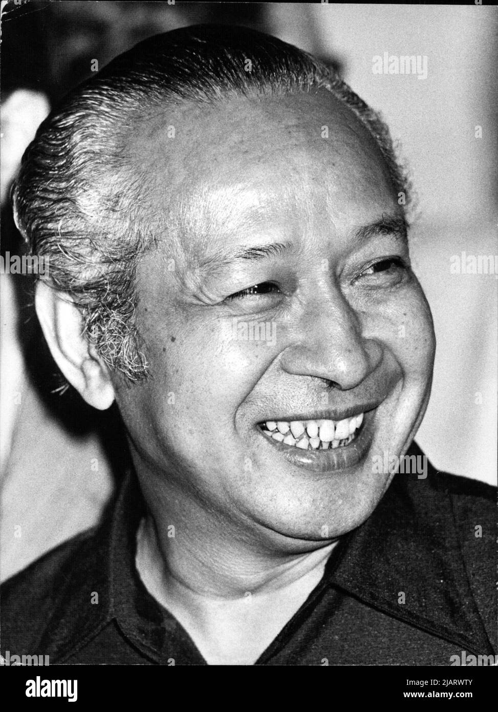 Die Abbildung zeigt den indonesischen Staatspräsident Suharto Stock ...
