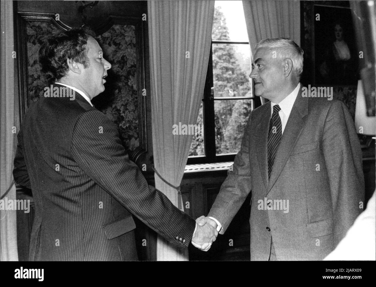 Besuch des kanadischen Generalgouverneurs Schreyer (links) in Bonn (SPD ...