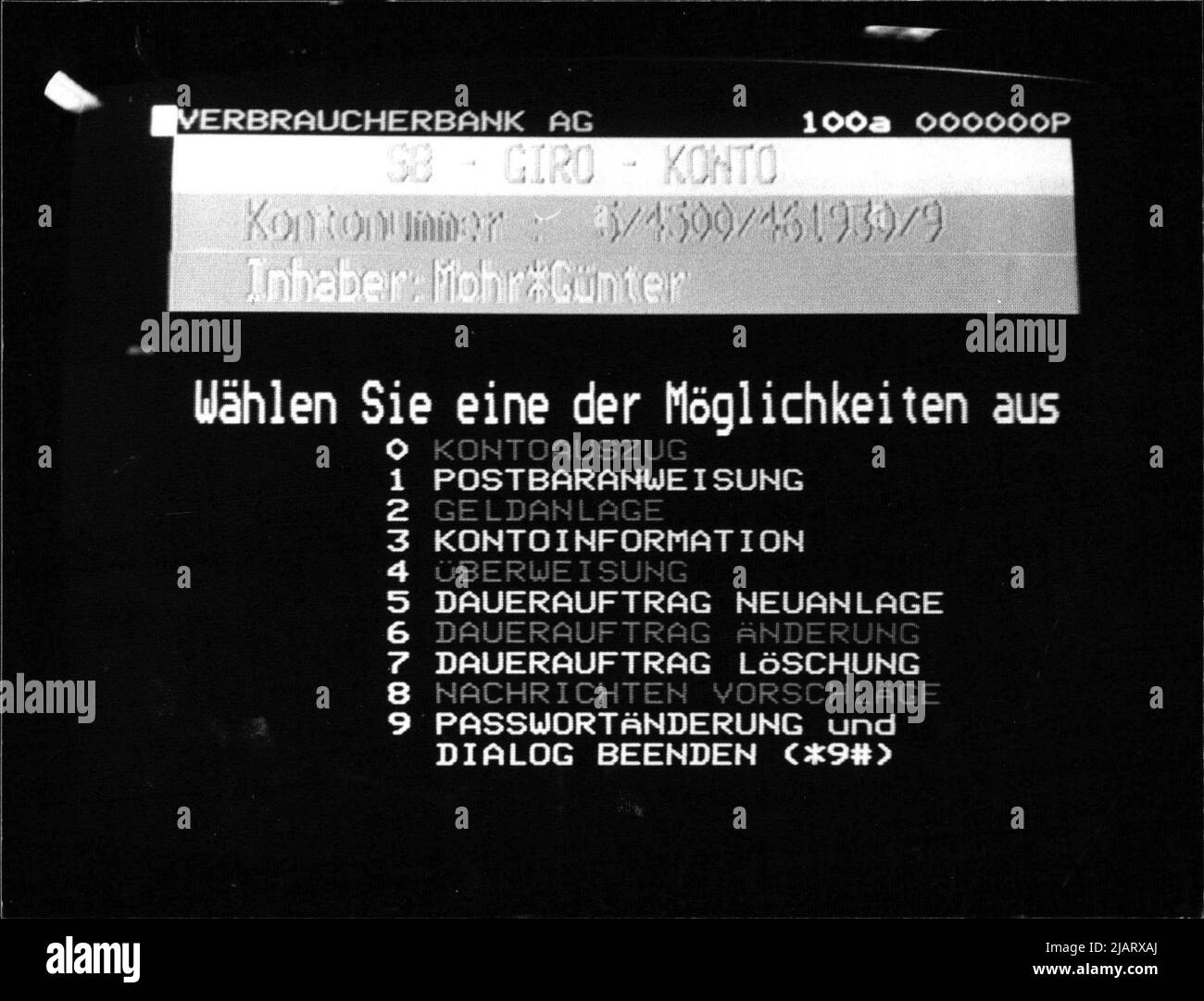 Bildschirmtext (btx) hi-res stock photography and images - Alamy