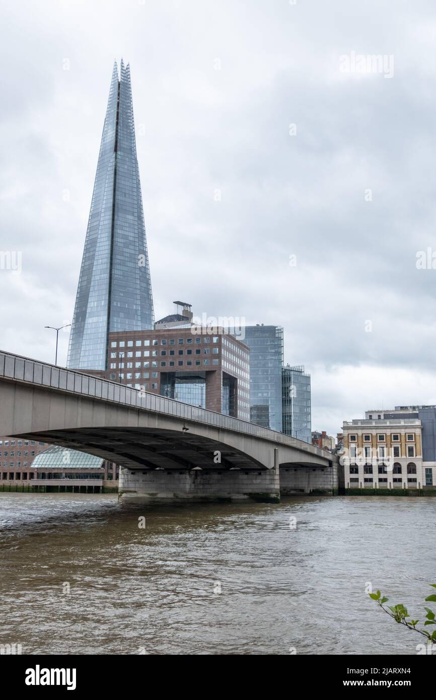 The Shard and London Bridge Stock Photo - Alamy