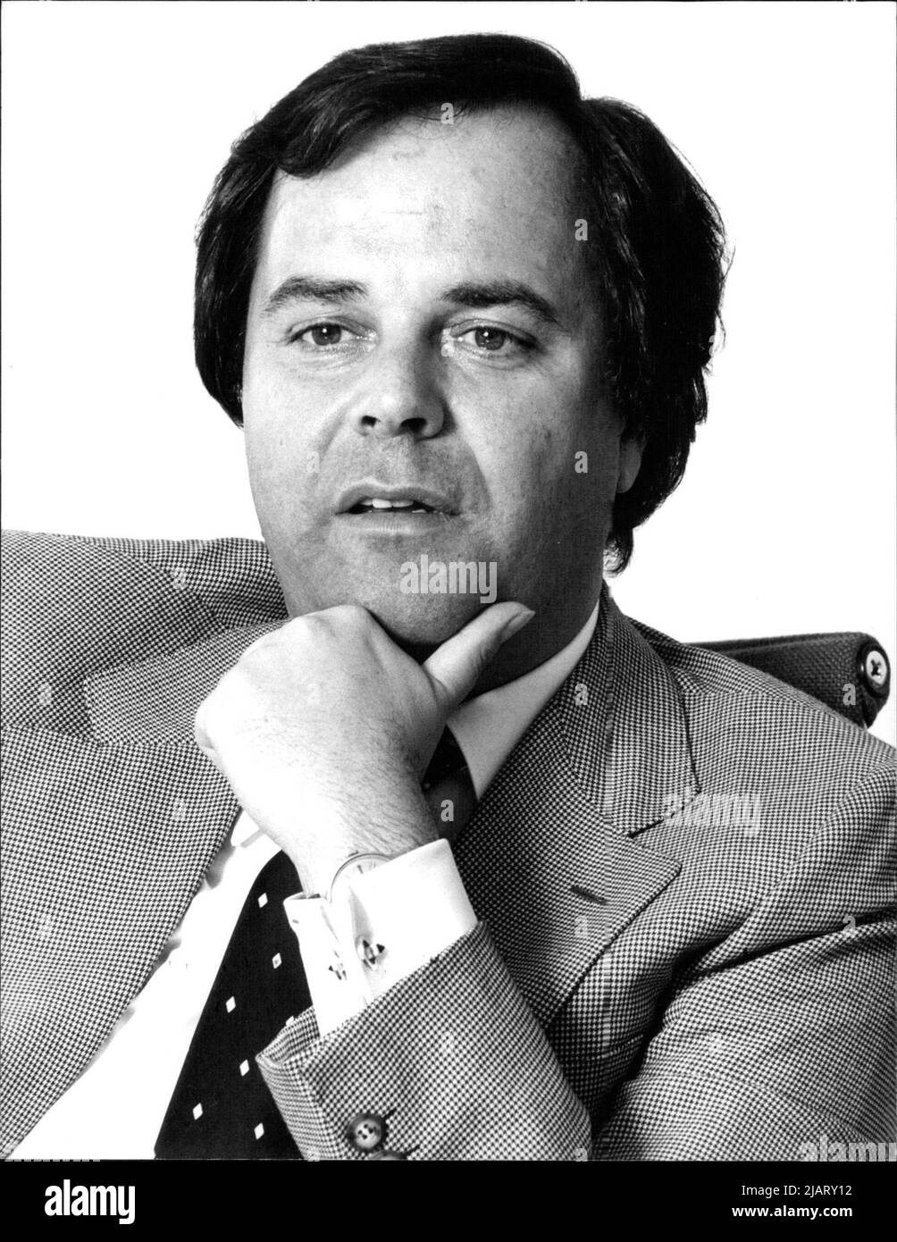 Das Foto zeigt den ZDF-Programmdirektor in Mainz, Dieter Stolte, im ...