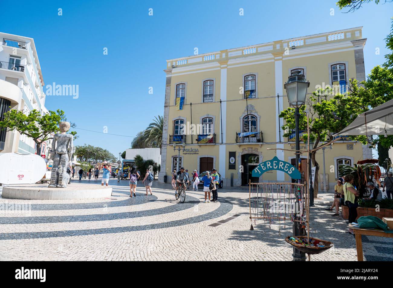 Lagos, Portugal. 2022 May 06 . Panorama of the tourist city of Lagos in ...