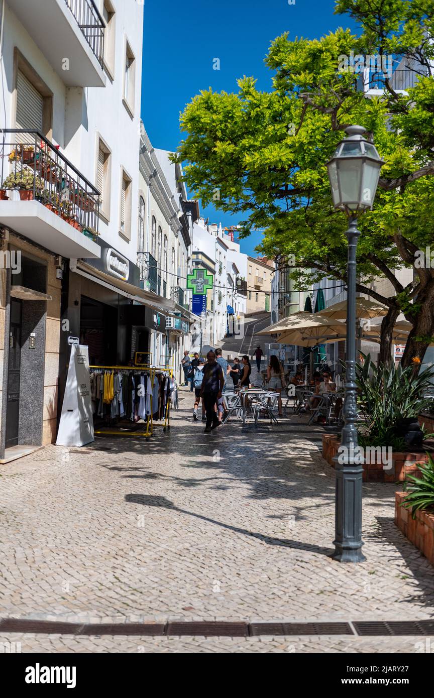 Lagos, Portugal. 2022 May 06 . Panorama of the tourist city of Lagos in ...