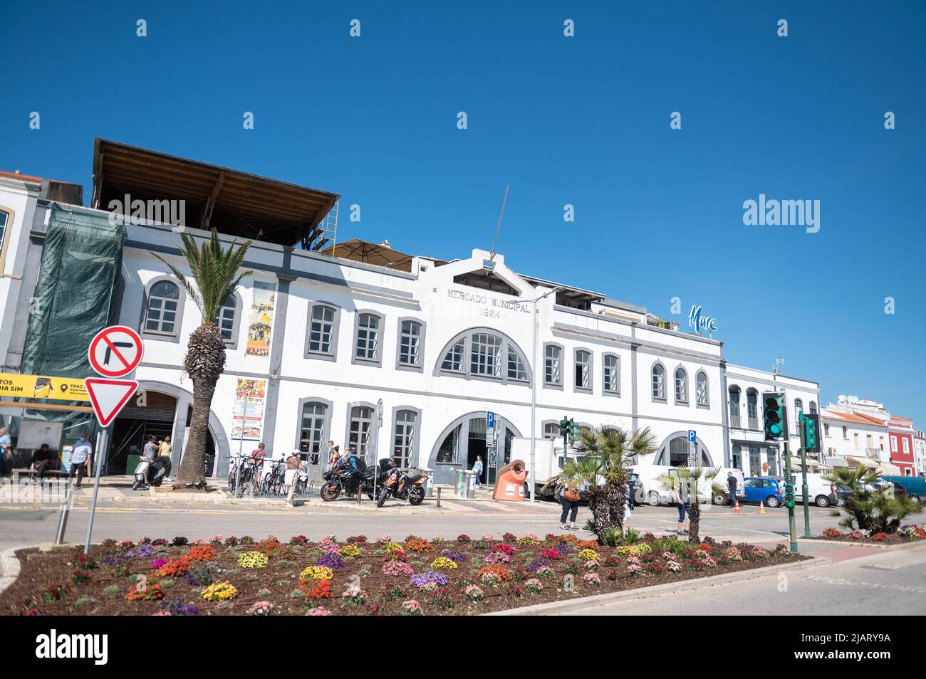 Lagos, Portugal. 2022 May 06 . Municipal market of the tourist city of ...