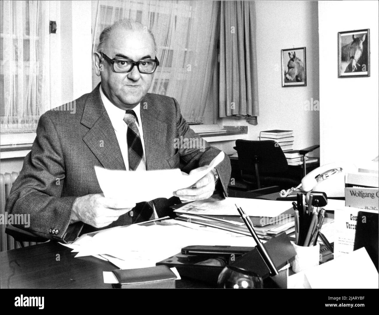 Ein Foto von Rudolf Stefen (Regierungsdirektor und Vorsitzender der ...