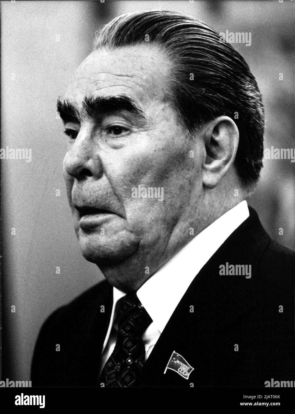 Leonid brezhnev portrait hi-res stock photography and images - Alamy