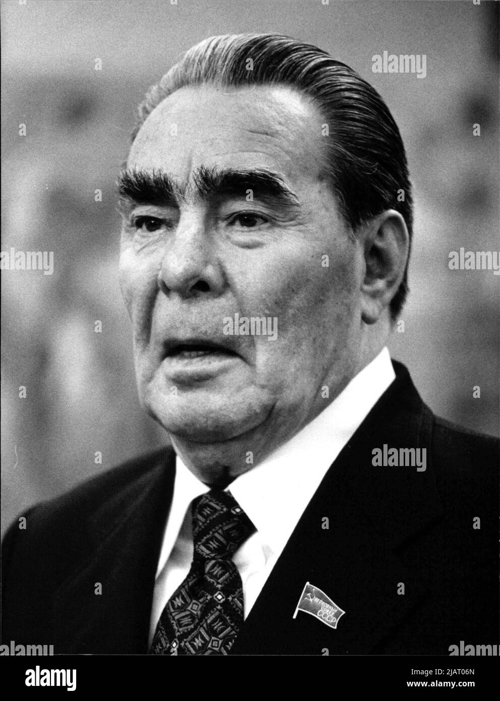 Leonid brezhnev portrait hi-res stock photography and images - Alamy