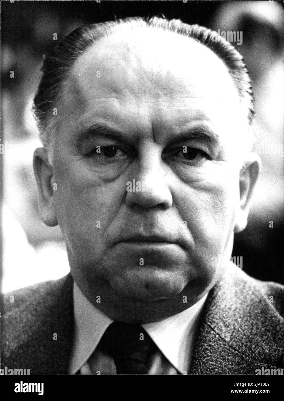 Der Vorsitzende der Industriegewerkschaft Druck und Papier, Leonhard ...