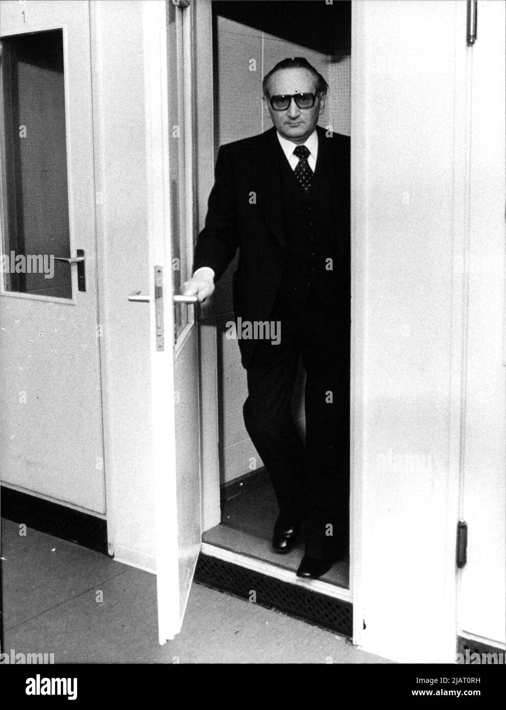Das Foto zeigt Egon Bahr, Bundesgeschäftsführer der SPD Stock Photo - Alamy