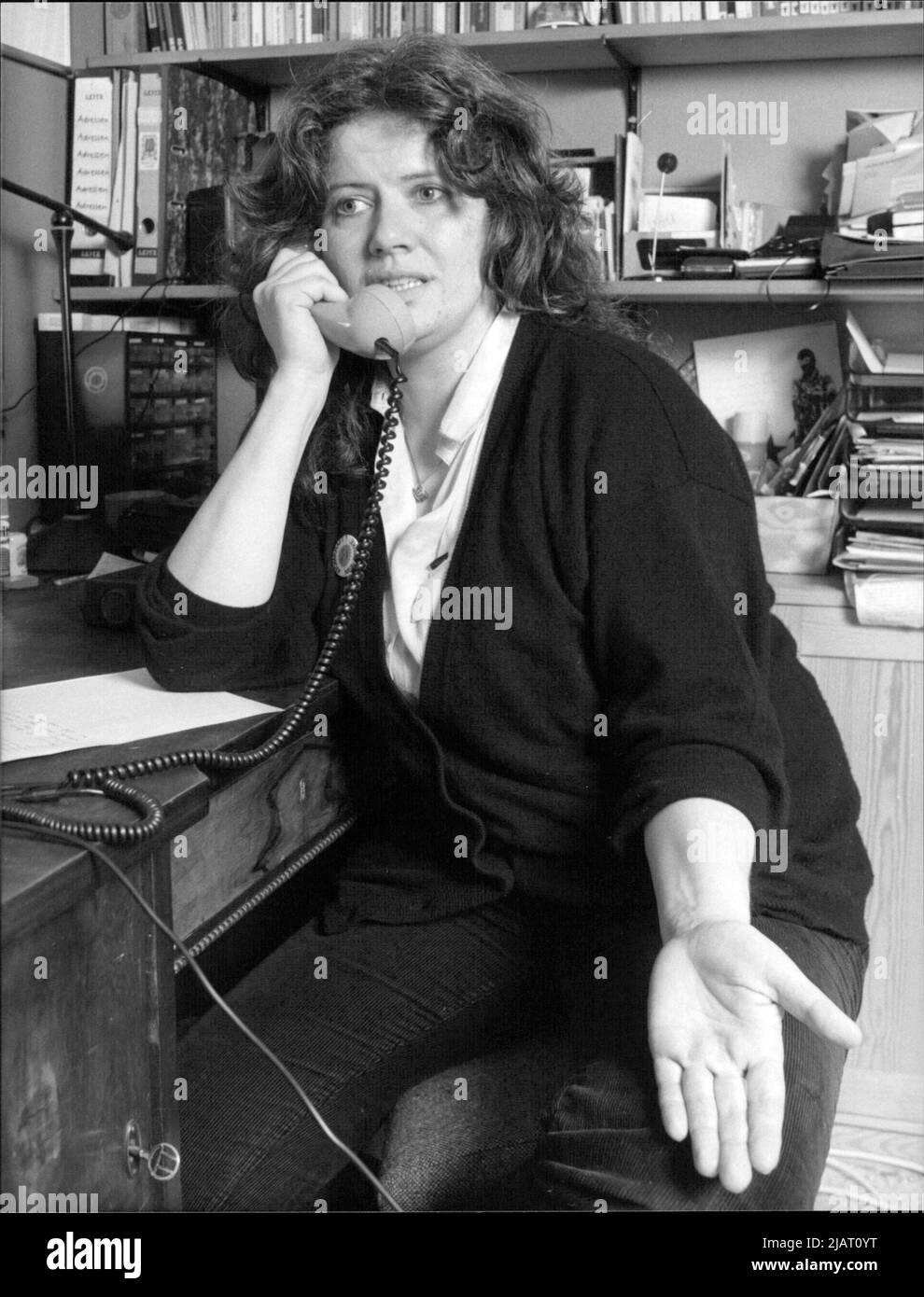 Das Foto zeigt Jutta Ditfurth, Sprecherin des Bundesvorstandes der ...