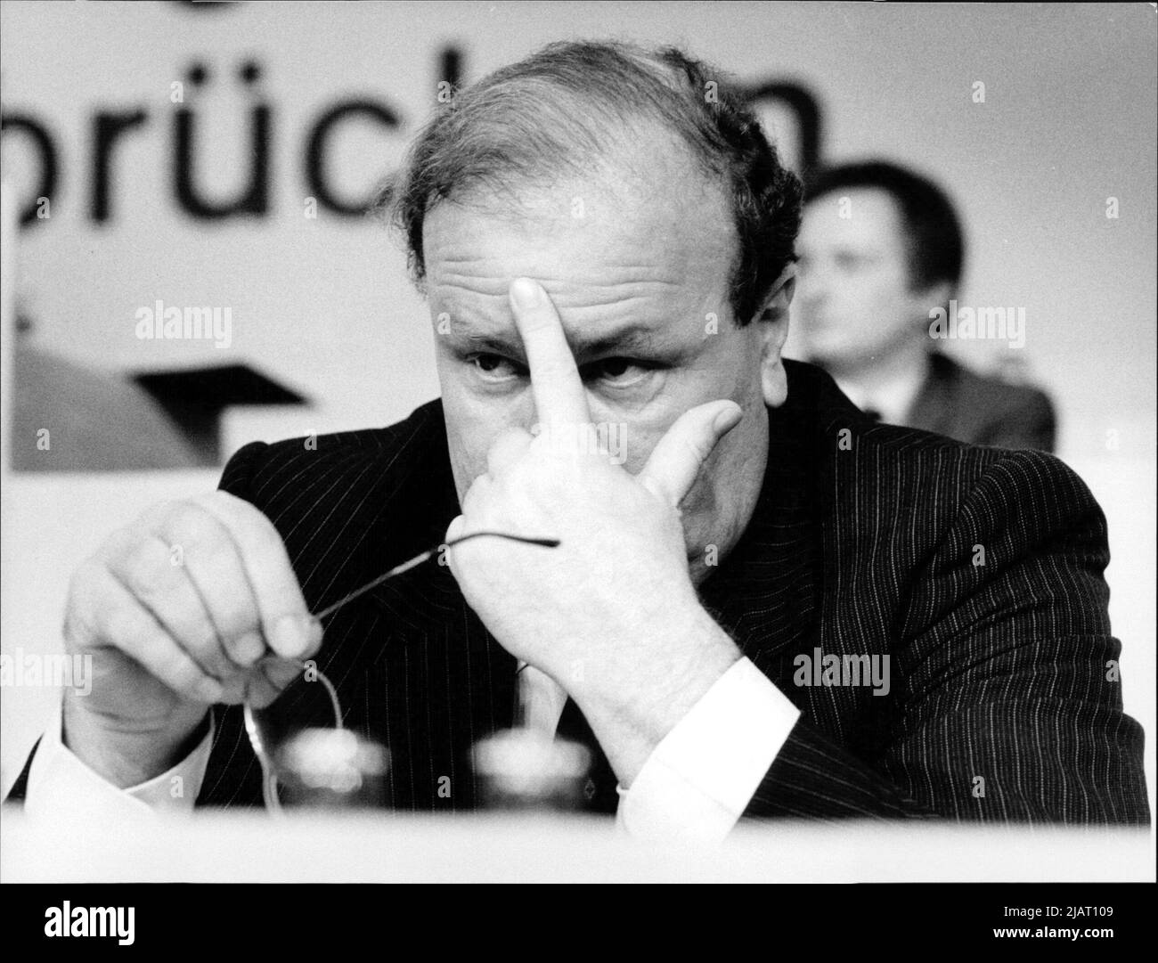 Martin Bangemann, deutscher Politiker, Wirtschaftsminister und ...