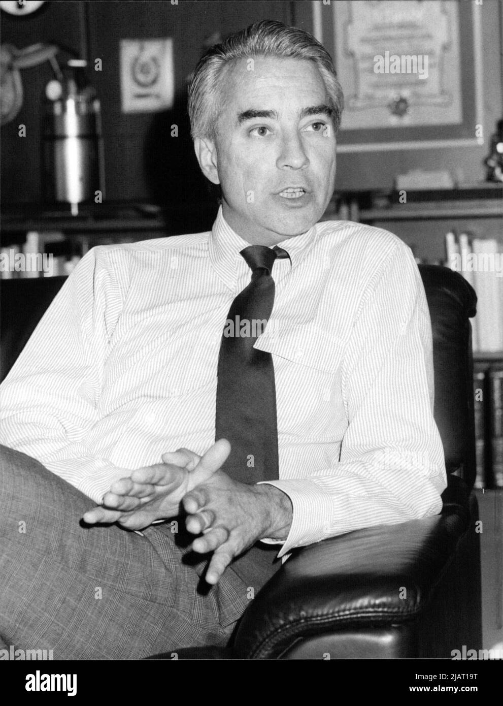 Das Bild zeigt Richard Burt, den US-Botschafter in Bonn Stock Photo - Alamy