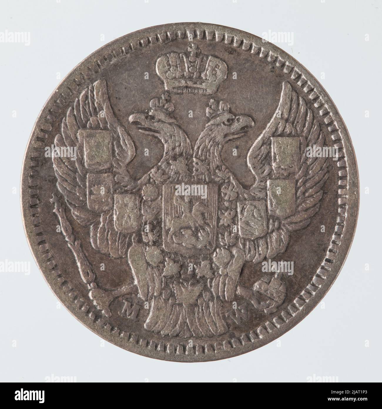 Ten pennies of the November Uprising Mint Warsaw Stock Photo - Alamy