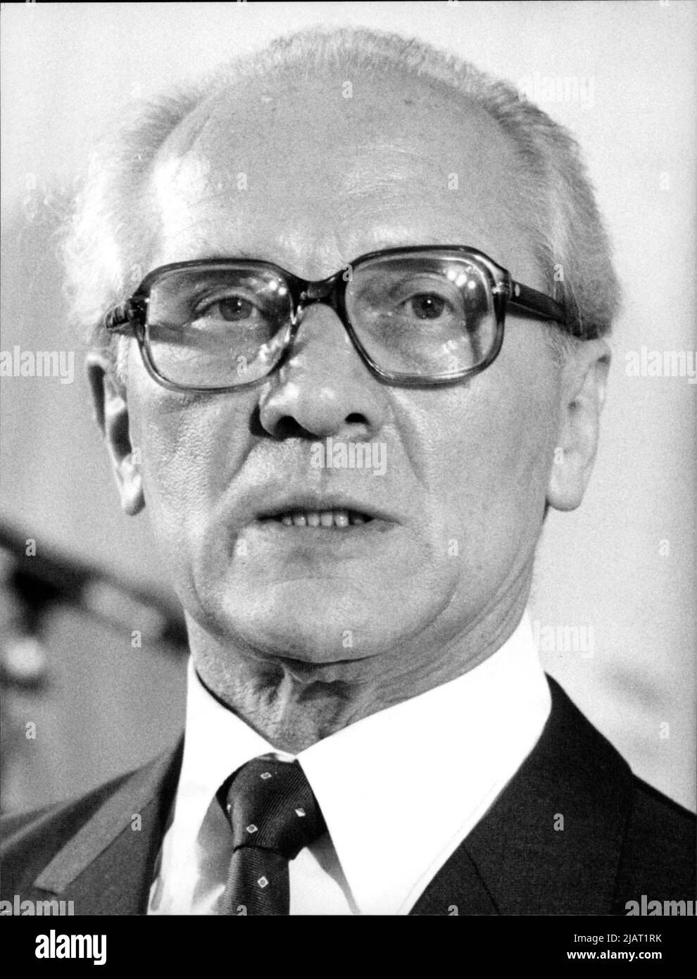 Honecker portrait Black and White Stock Photos & Images - Alamy