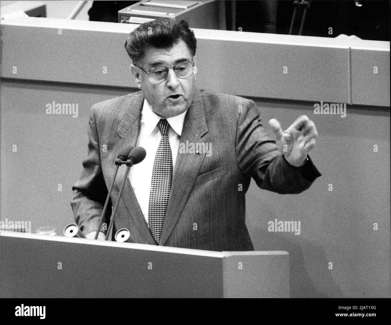 Das Foto zeigt Alfred Biehle, einen deutschen Politiker (CSU), bei ...