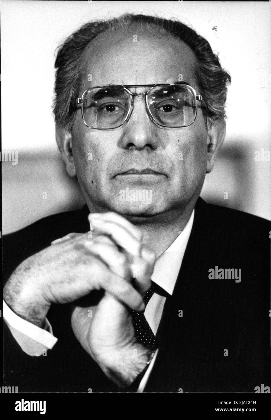 Italienischer Außenminister Emilio Colombo Stock Photo - Alamy