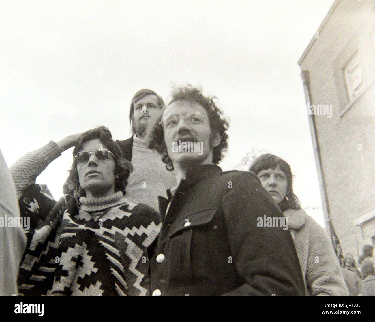 Demonstrators take part in an anti racism demonstration in Leicester ...
