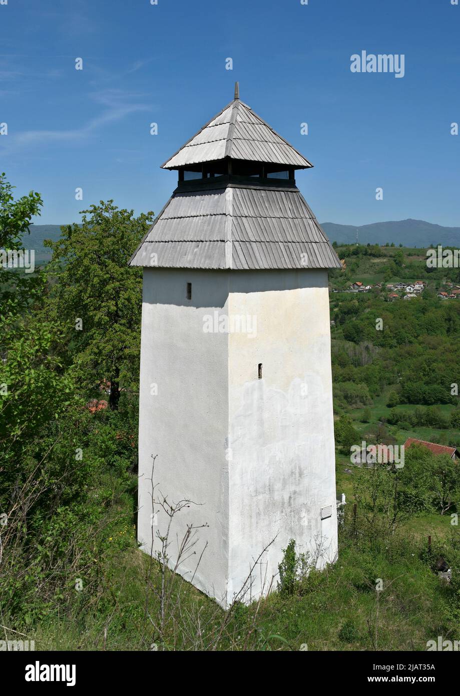Prusac, Donji Vakuf, Bosnia and Herzegovina – May 2022: Sahat Kula in ...