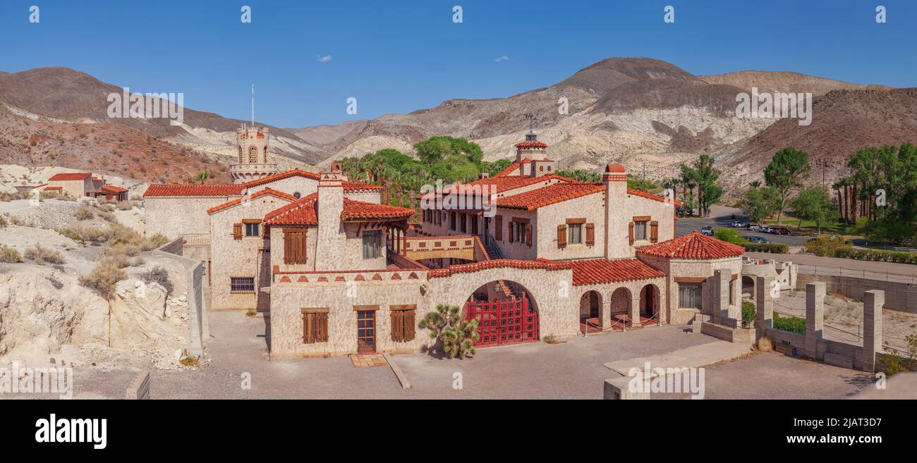 Scotty's Castle in Death Valley National Park,USA Stock Photo - Alamy