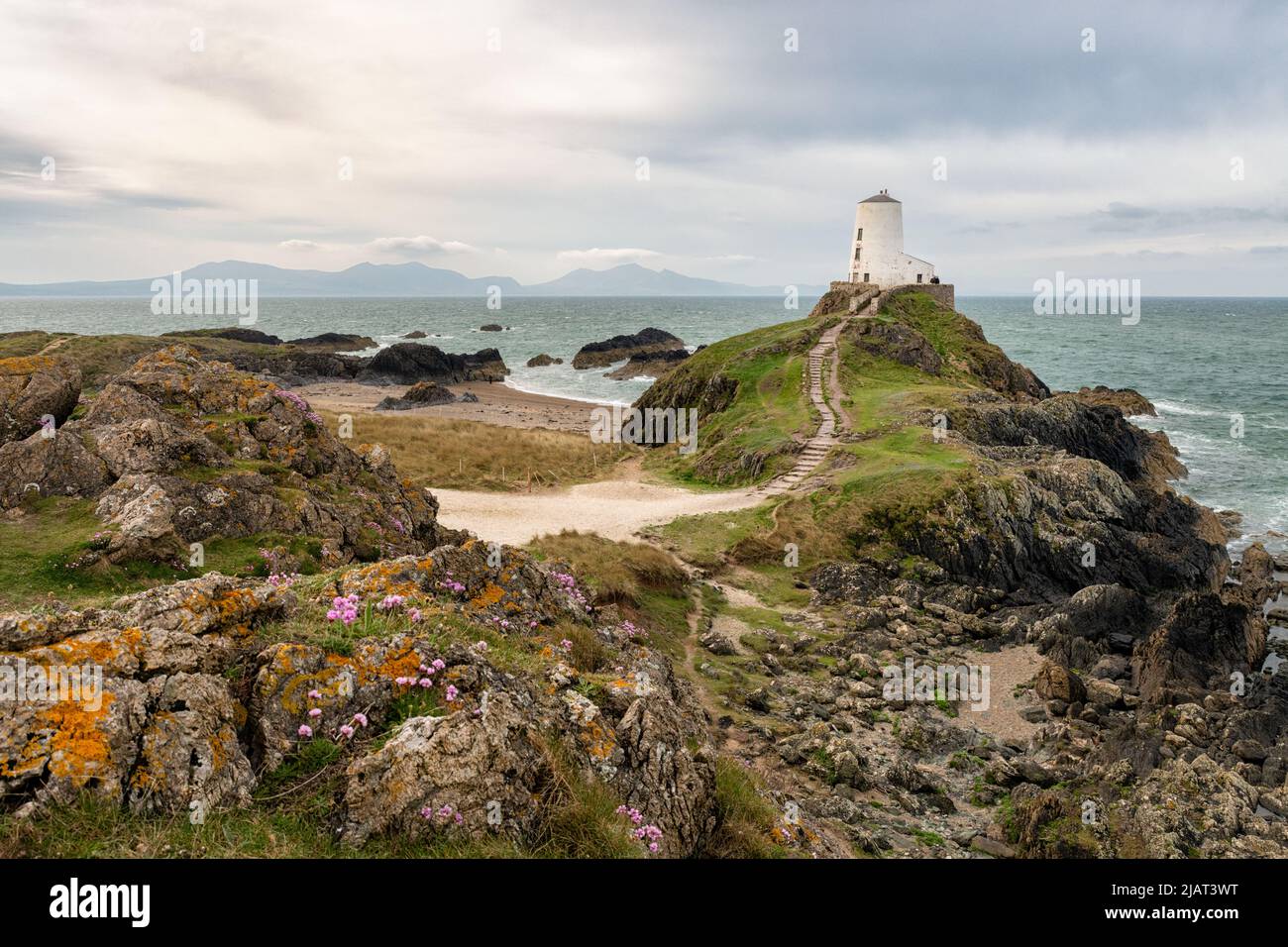 Wales twr mawr lighthouse hi-res stock photography and images - Alamy