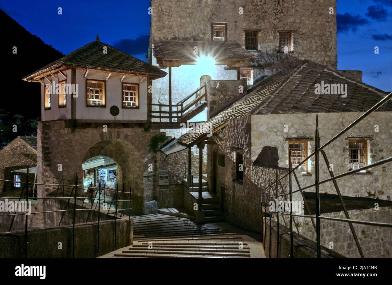 Mostar, Bosnia and Herzegovina – May 2022: The old bridge in Mostar in ...