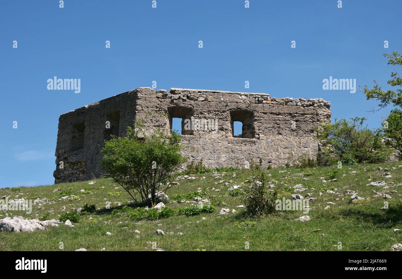 Kalinovik, Republika Srpska, Bosnia and Herzegovina – May 2022: Ruined ...