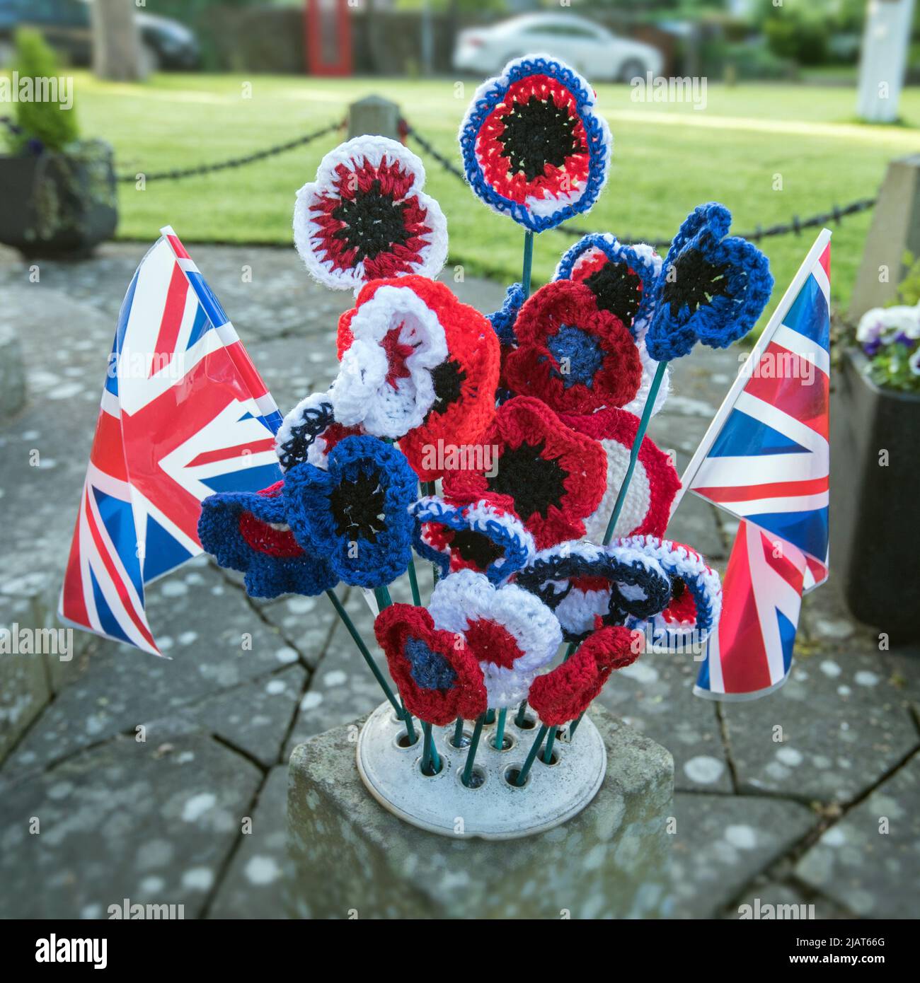 Colours of red white and blue proudly on display hi-res stock ...