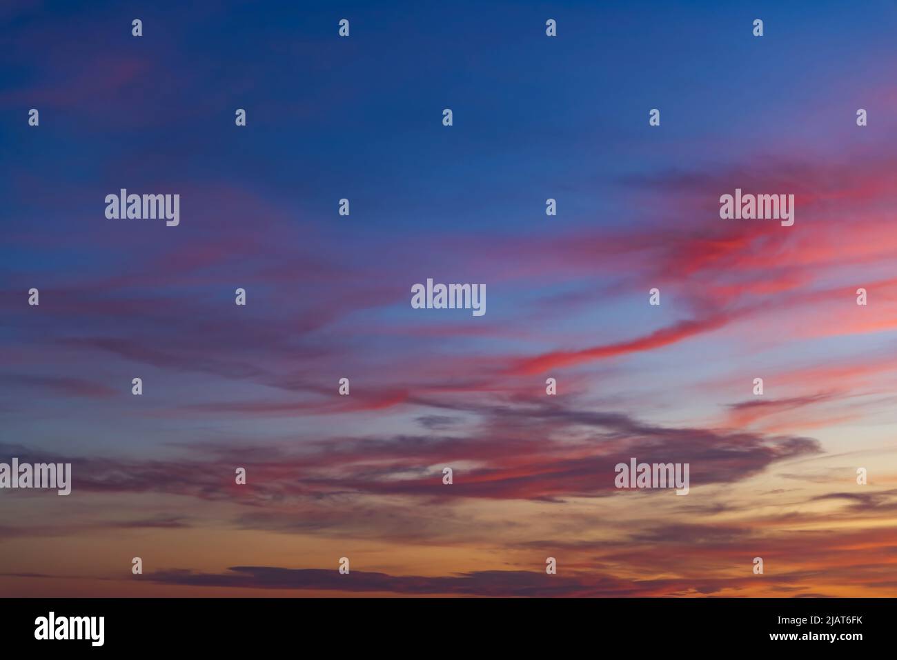 Beautiful sky with cloud before sunset Stock Photo - Alamy