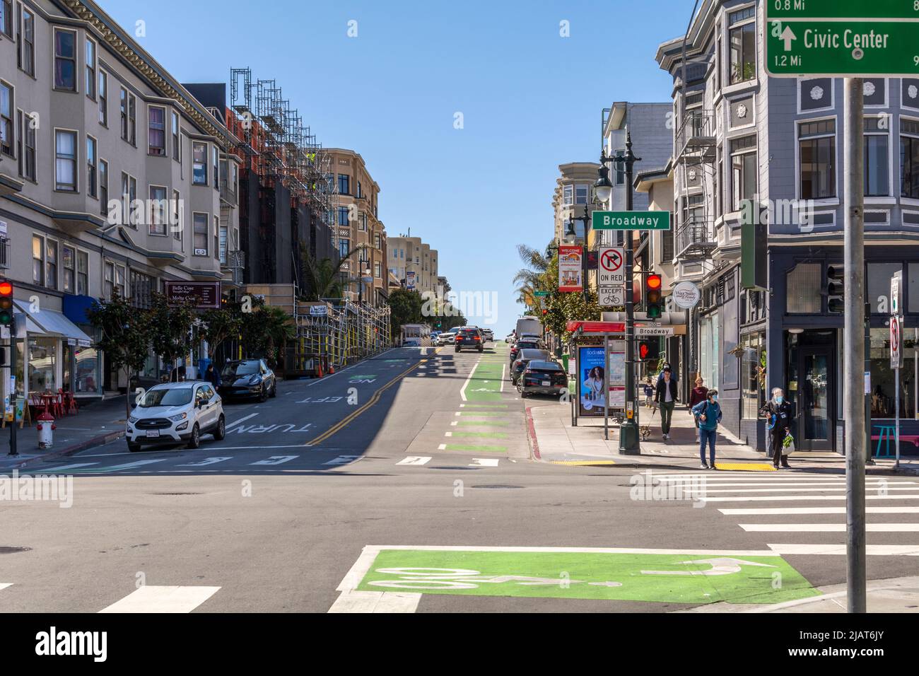 San Francisco, California - typical city architecture Stock Photo - Alamy