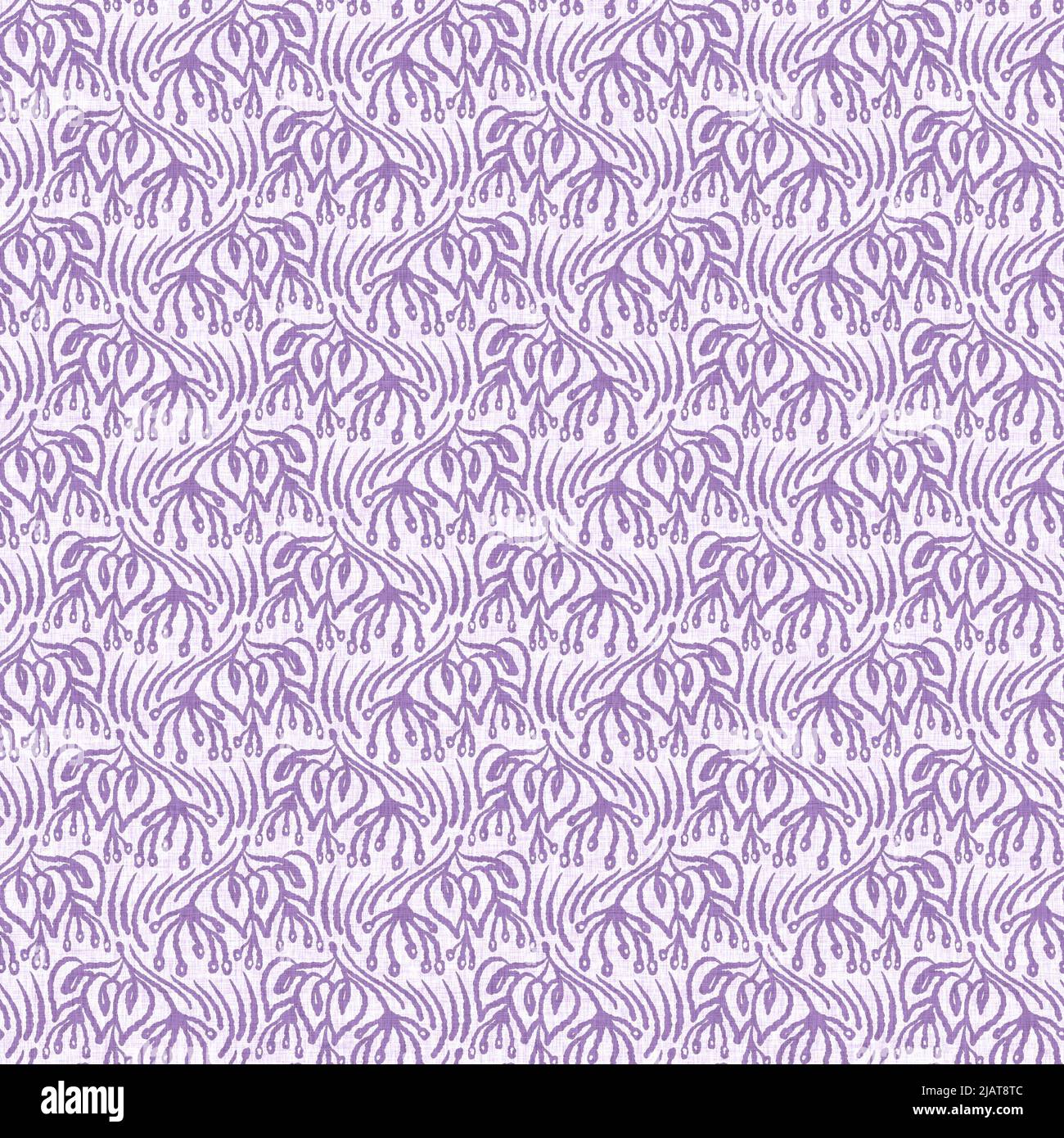 Gender neutral purple flower seamless raster background. Simple ...