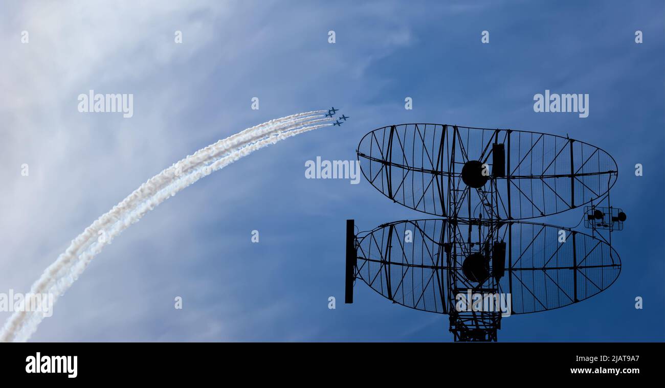 Air defense raiders of military mobile anti-aircraft complexes (radar ...