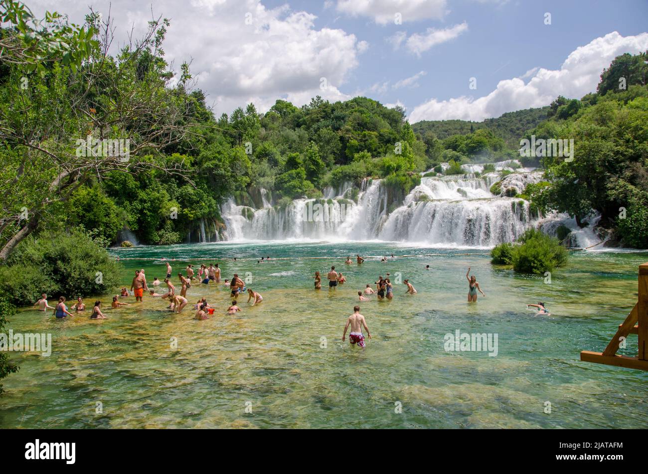 Krka National Park, Croatia, Waterfalls Stock Photo - Alamy