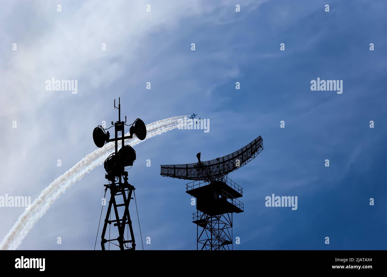 Air defense raiders of military mobile anti-aircraft complexes (radar ...