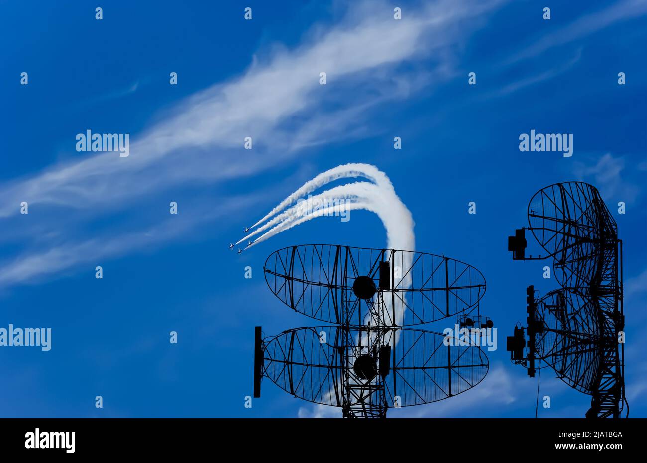 Air defense raiders of military mobile anti-aircraft complexes (radar ...
