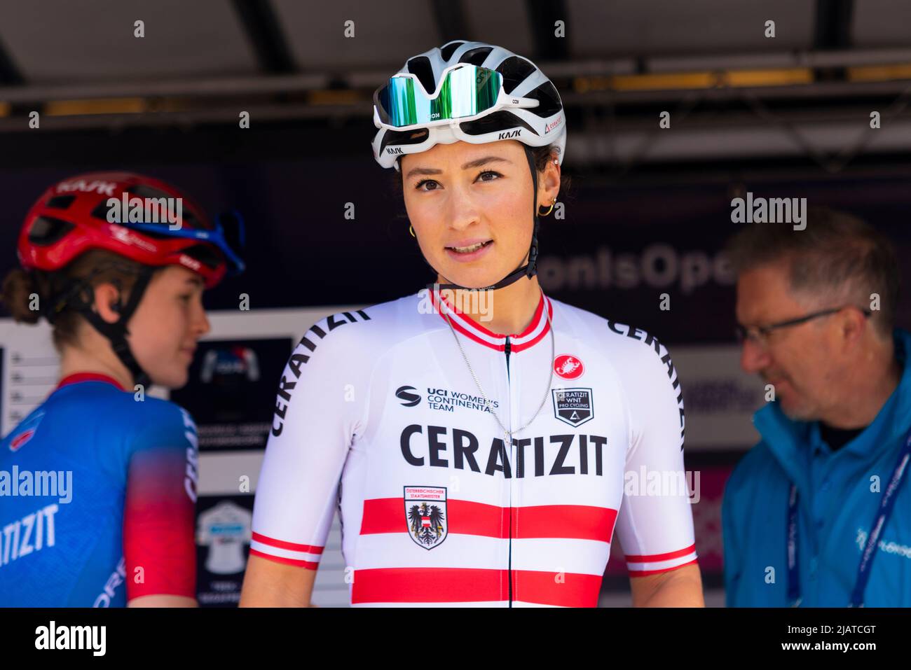 Kathrin Schweinberger of Ceratizit WNT Pro Cycling team at the ...