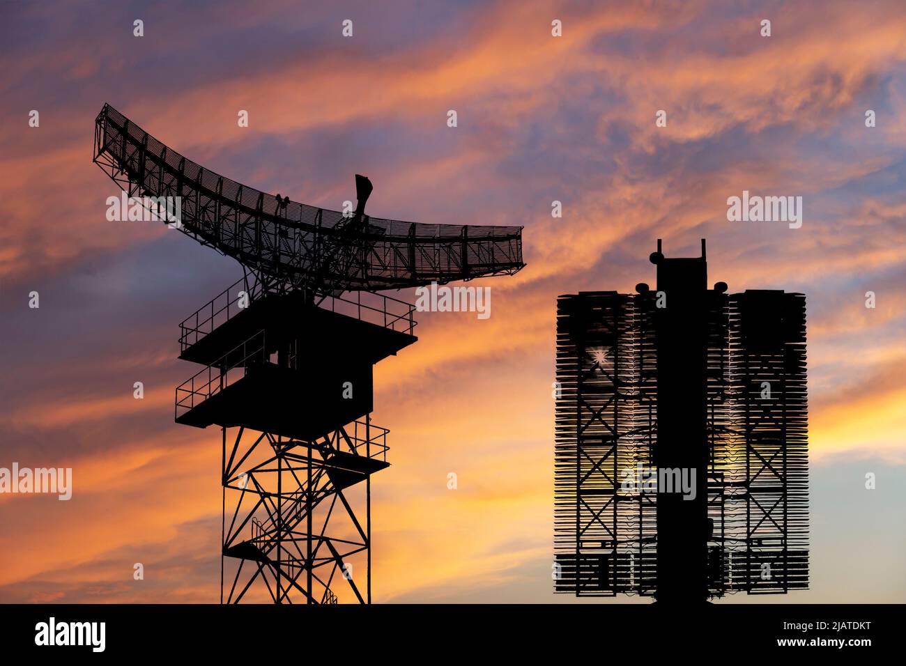 Air defense radars of military mobile anti aircraft systems (radar is ...