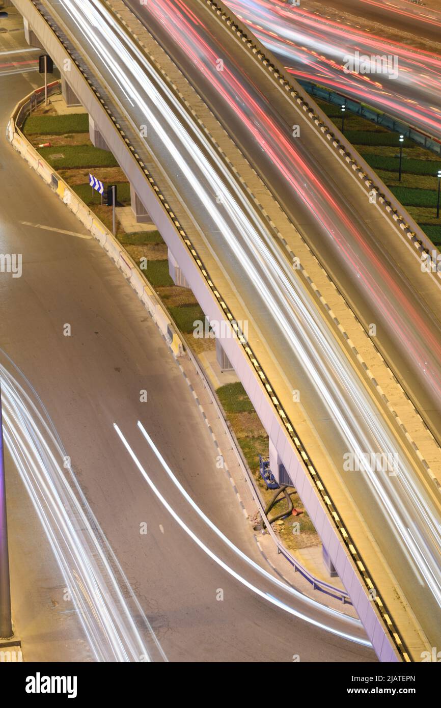 Road bridge flyover street light hi-res stock photography and images ...