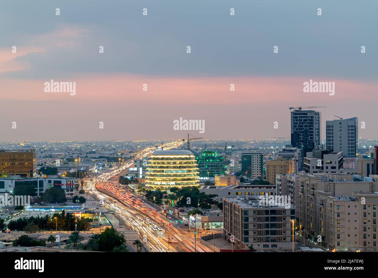 Burger Building Near Ramada Signal Salwa Road Doha Stock Photo - Alamy