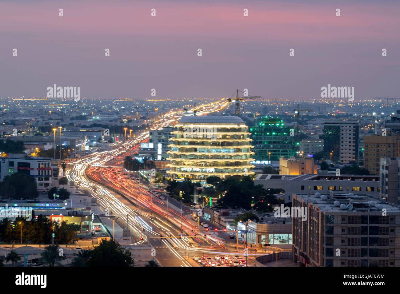 Burger Building Near Ramada Signal Salwa Road Doha Stock Photo - Alamy