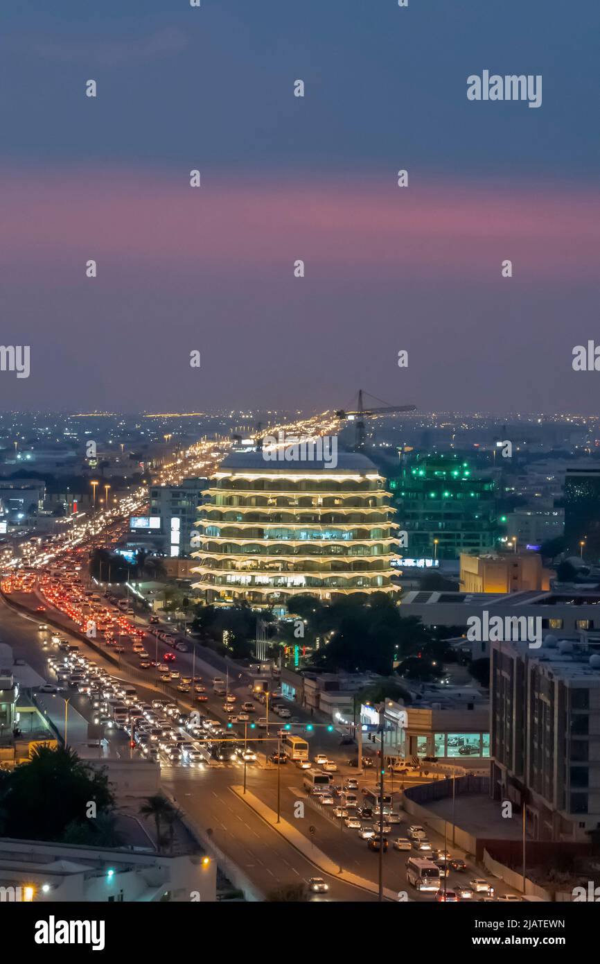 Burger Building Near Ramada Signal Salwa Road Doha Stock Photo - Alamy
