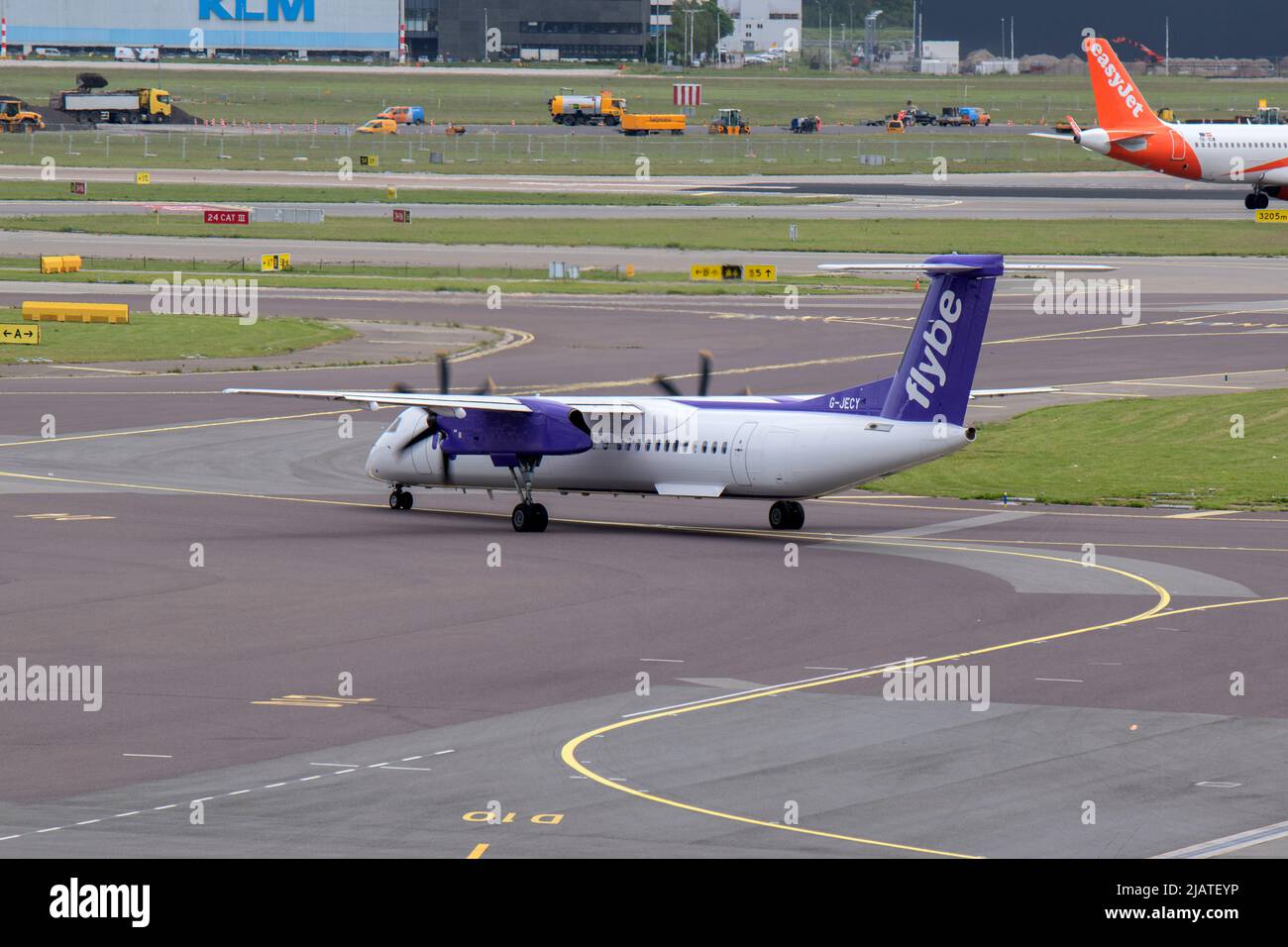 Flybe Plane At Schiphol Airport The Netherlands 25-5-2022 Stock Photo ...
