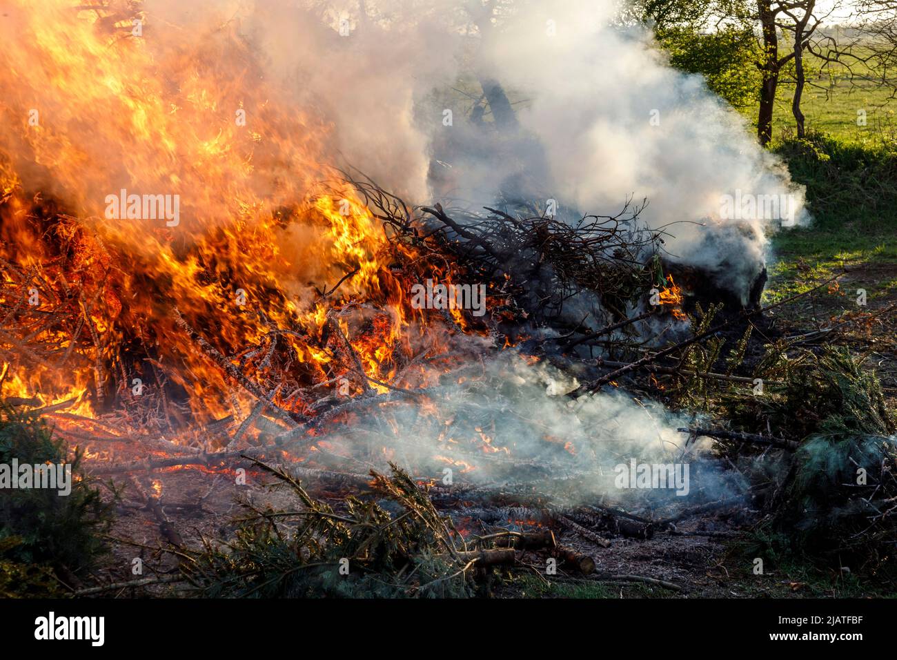 Destruction smoke burning sea hi-res stock photography and images - Alamy