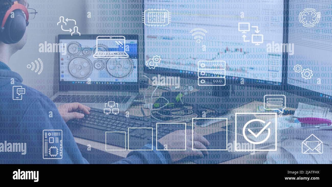 Computer technologies. Software. Business accounting and control Stock ...