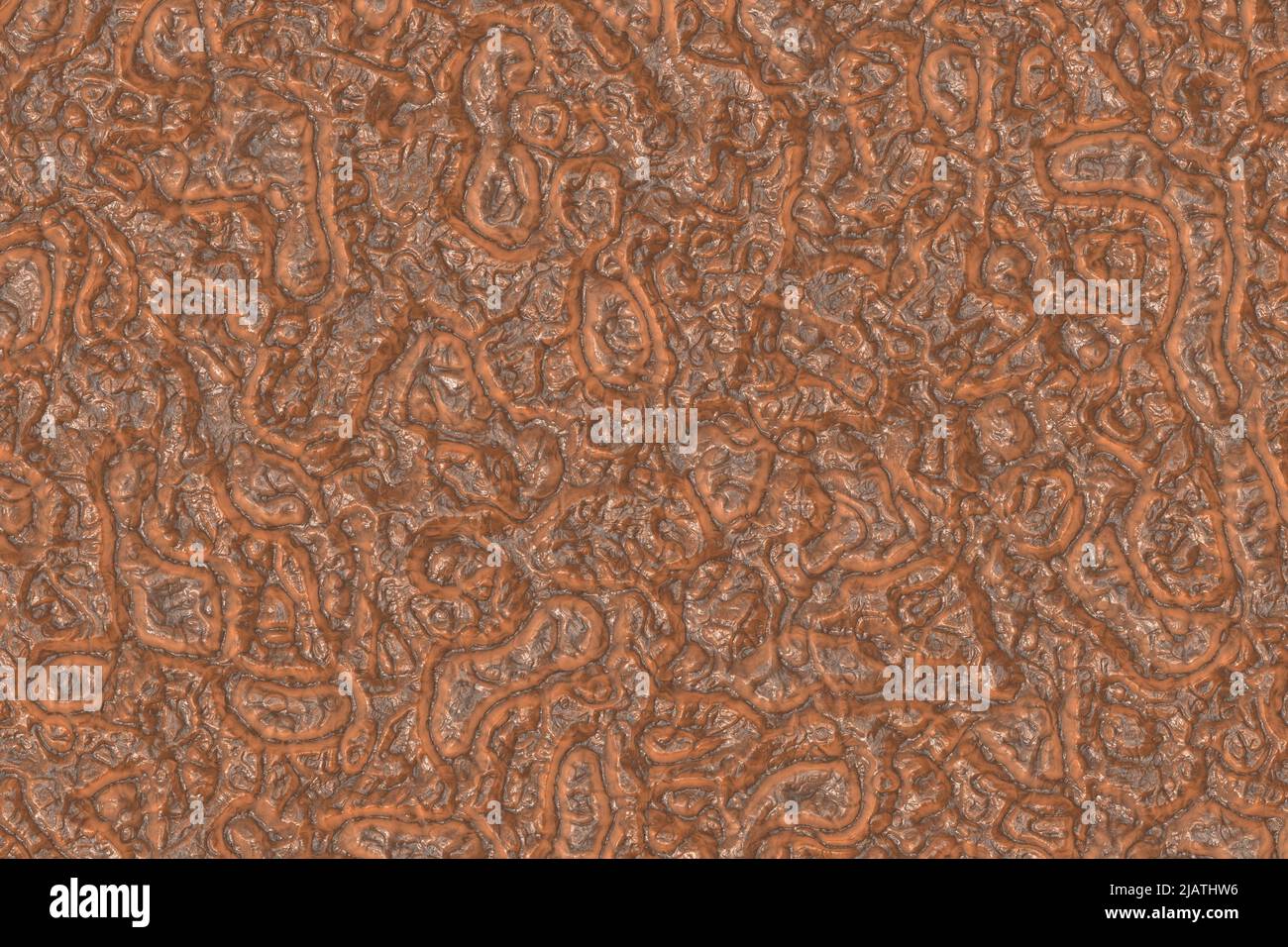 design beautiful red alien muscle relief digital art texture illustration Stock Photo - Alamy