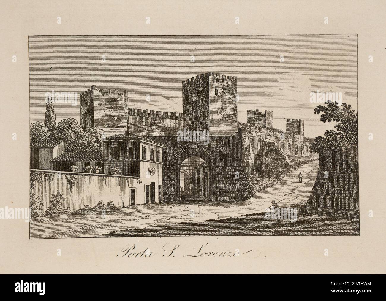 Porta S. Lorenzo W: Num centuries views of Rome and its vicinity , Rome ...