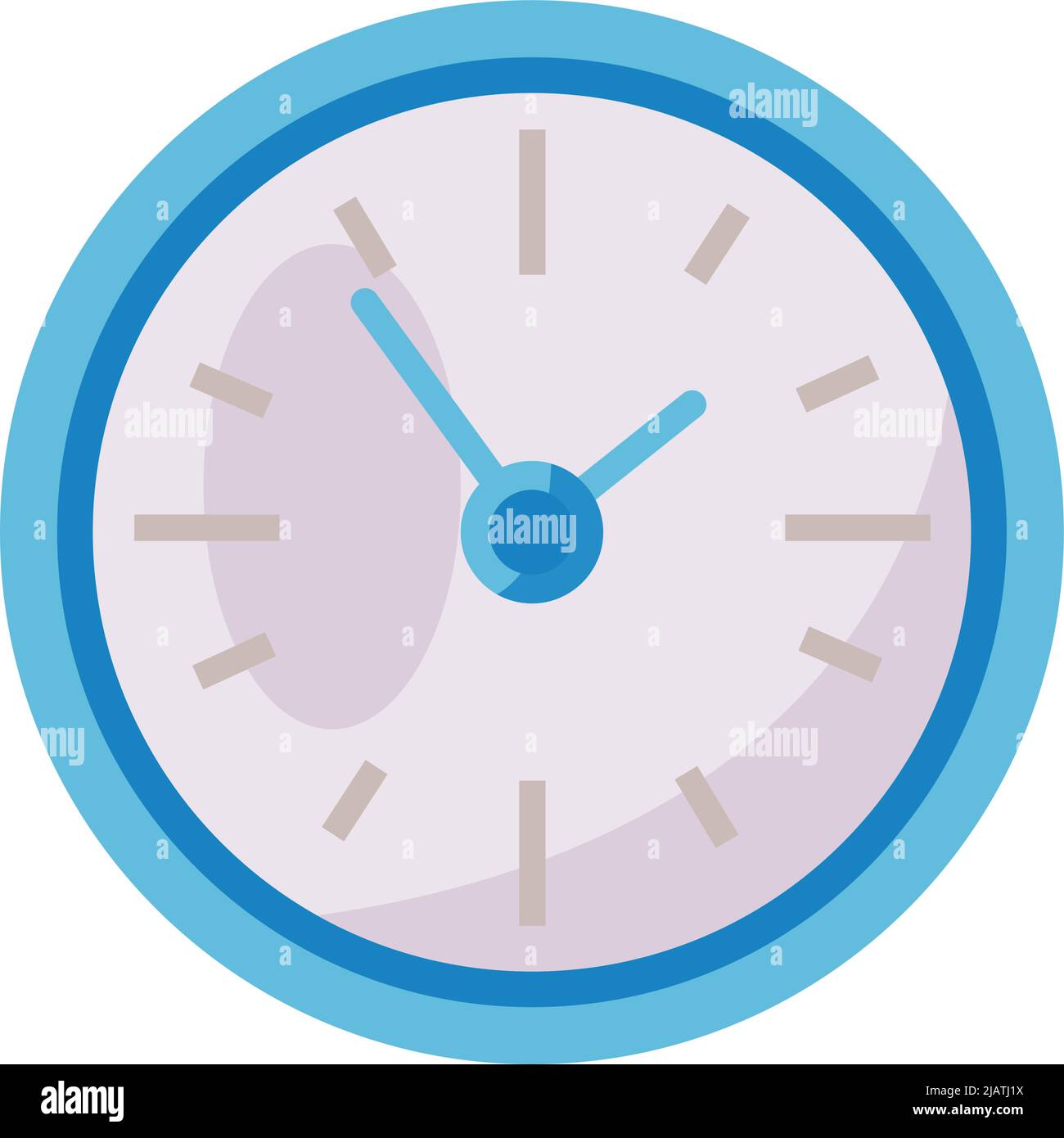 2d flat clock Stock Vector Images - Alamy