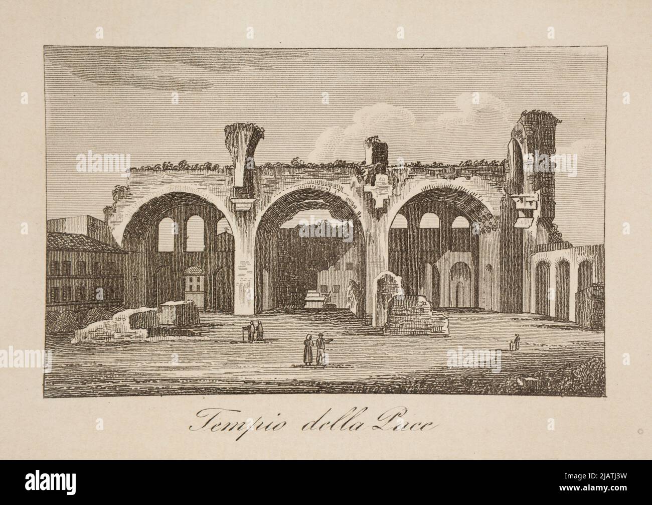 Tempio della Pace W: Nuo hundred views of Rome and its vicinity , Rome ...