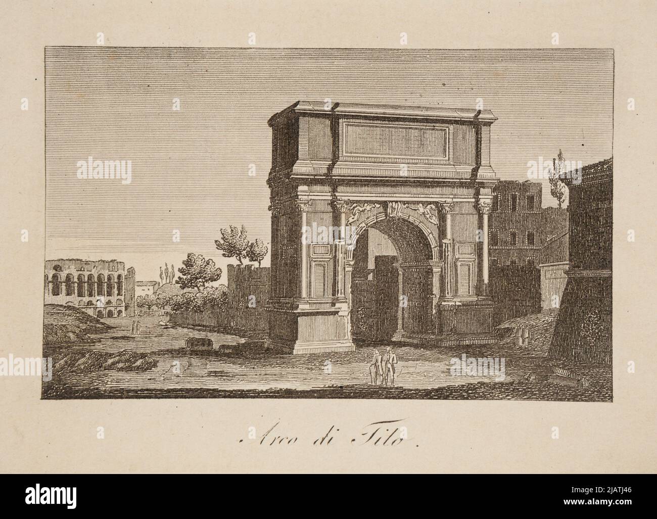 Arch of Tito W: Num centuries views of Rome and its vicinity , Rome [ca ...